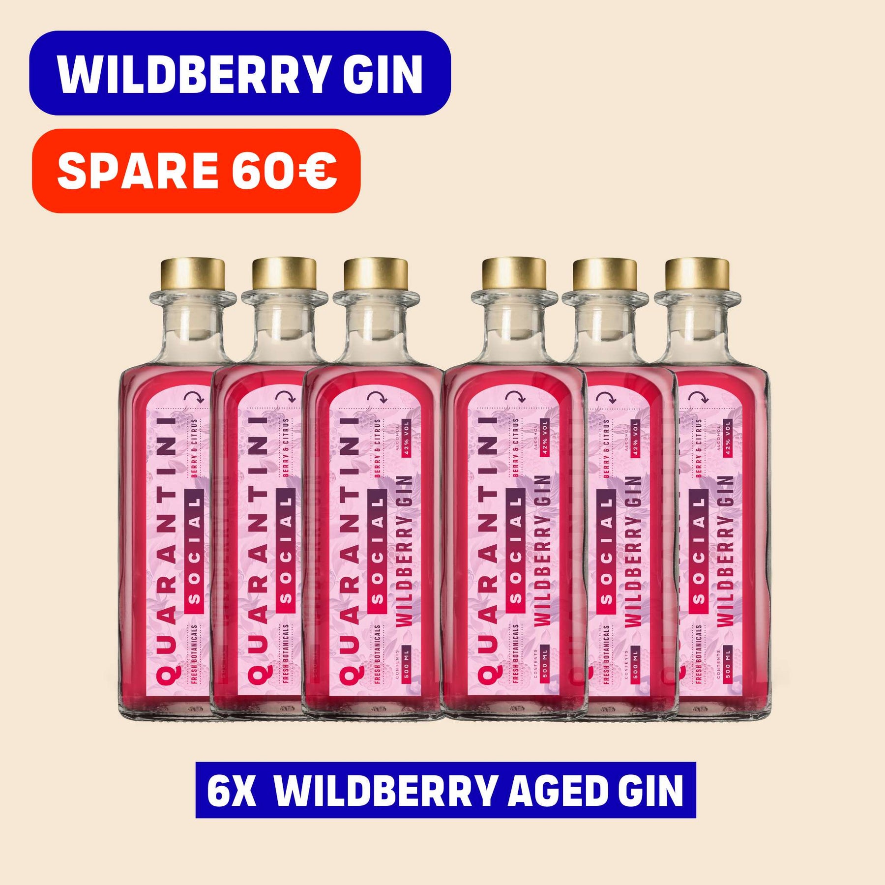 B-Ware Sale: Quarantini Wildberry Gin